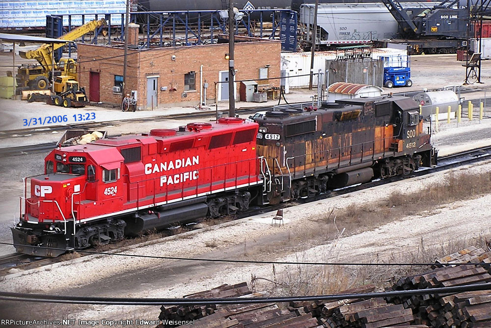 CP 4524 is teamed with an old M'woky veteran